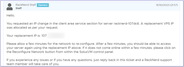 RackNerd IP被墙了怎么办，可以免费换IP吗？ - RackNerd中文网